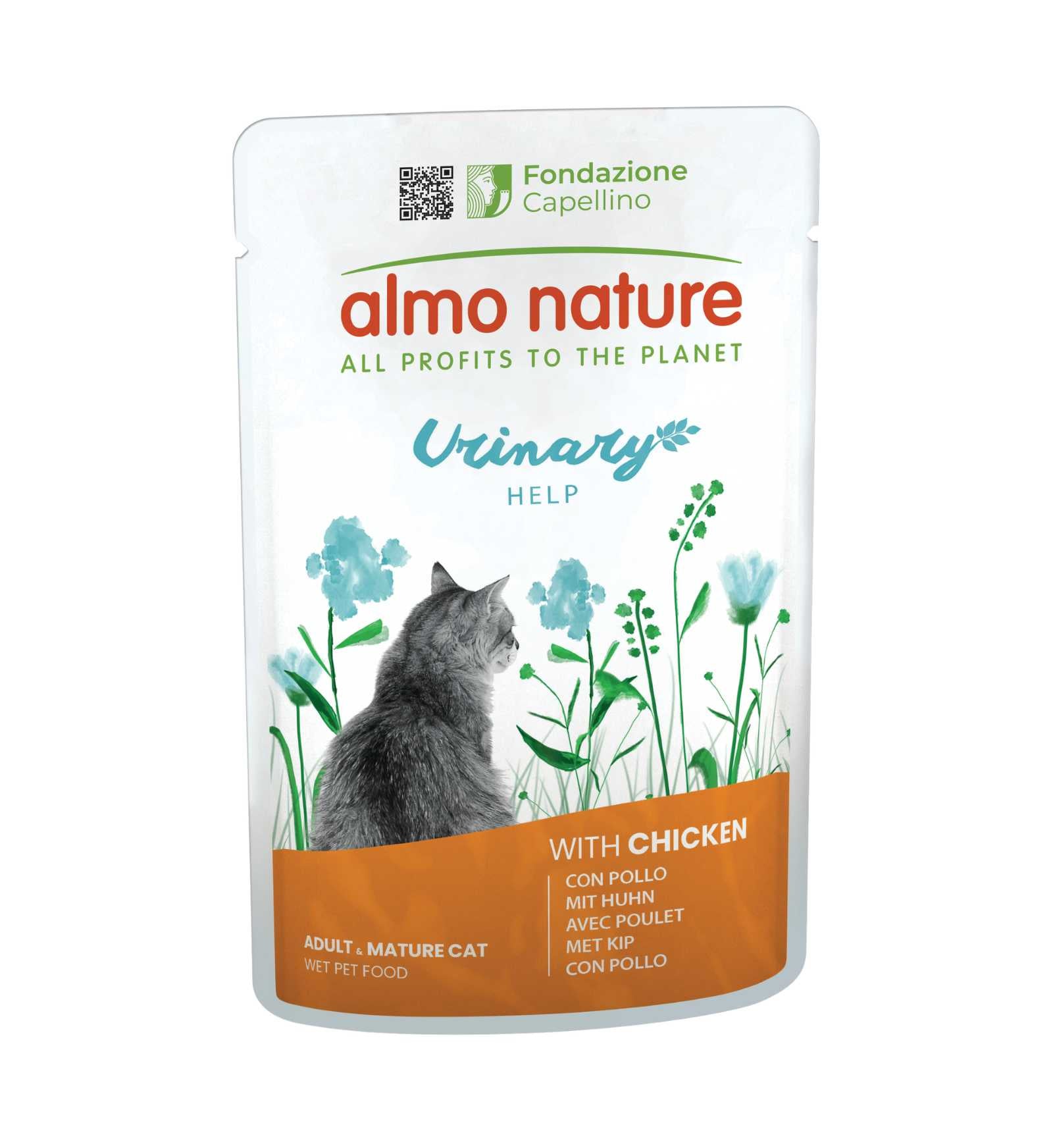 ALMO NATURE GATTO URINARY HELP CON POLLO DA 70 GR IN BUSTA – zooexpert